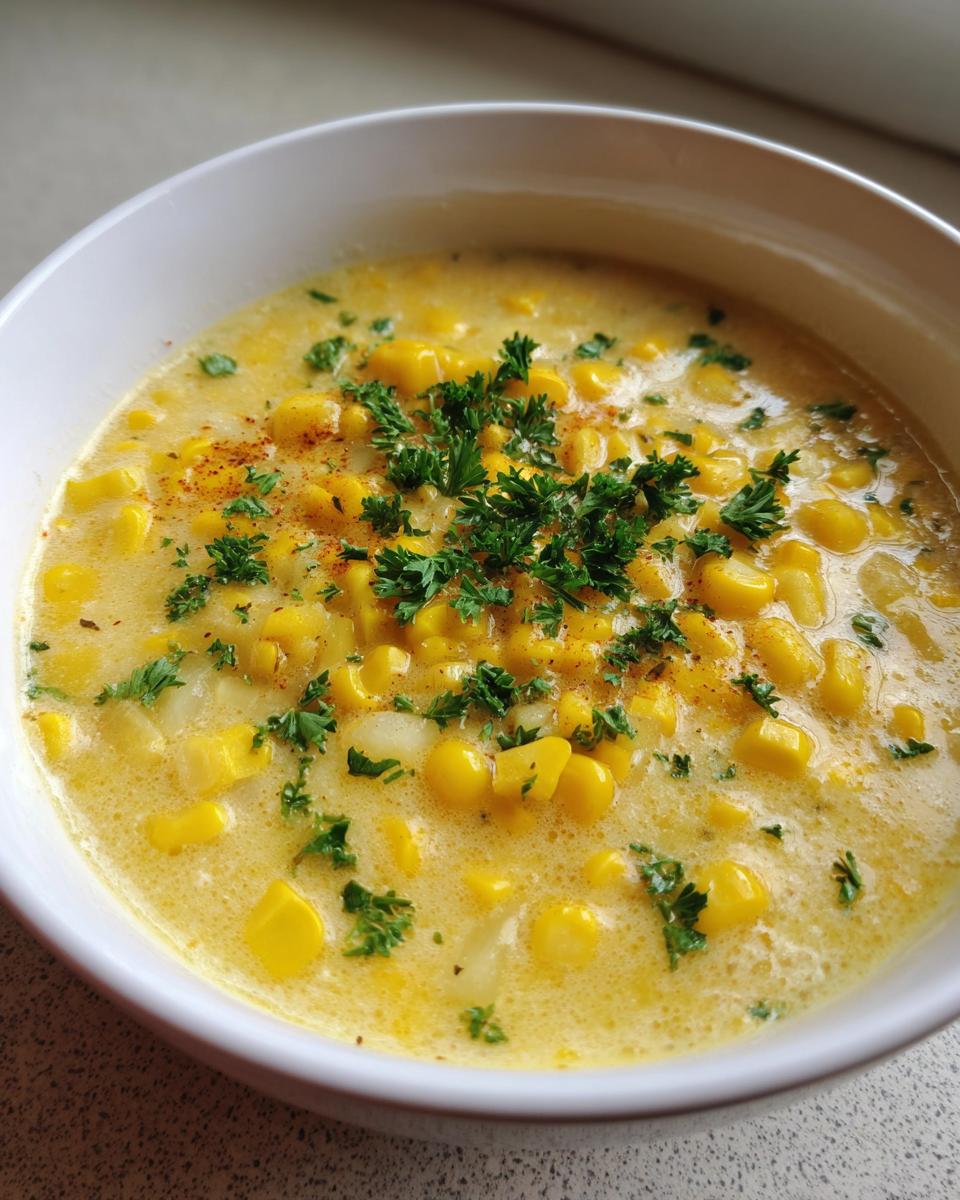 Amazing Creamy Corn Chowder: 1 pot magic