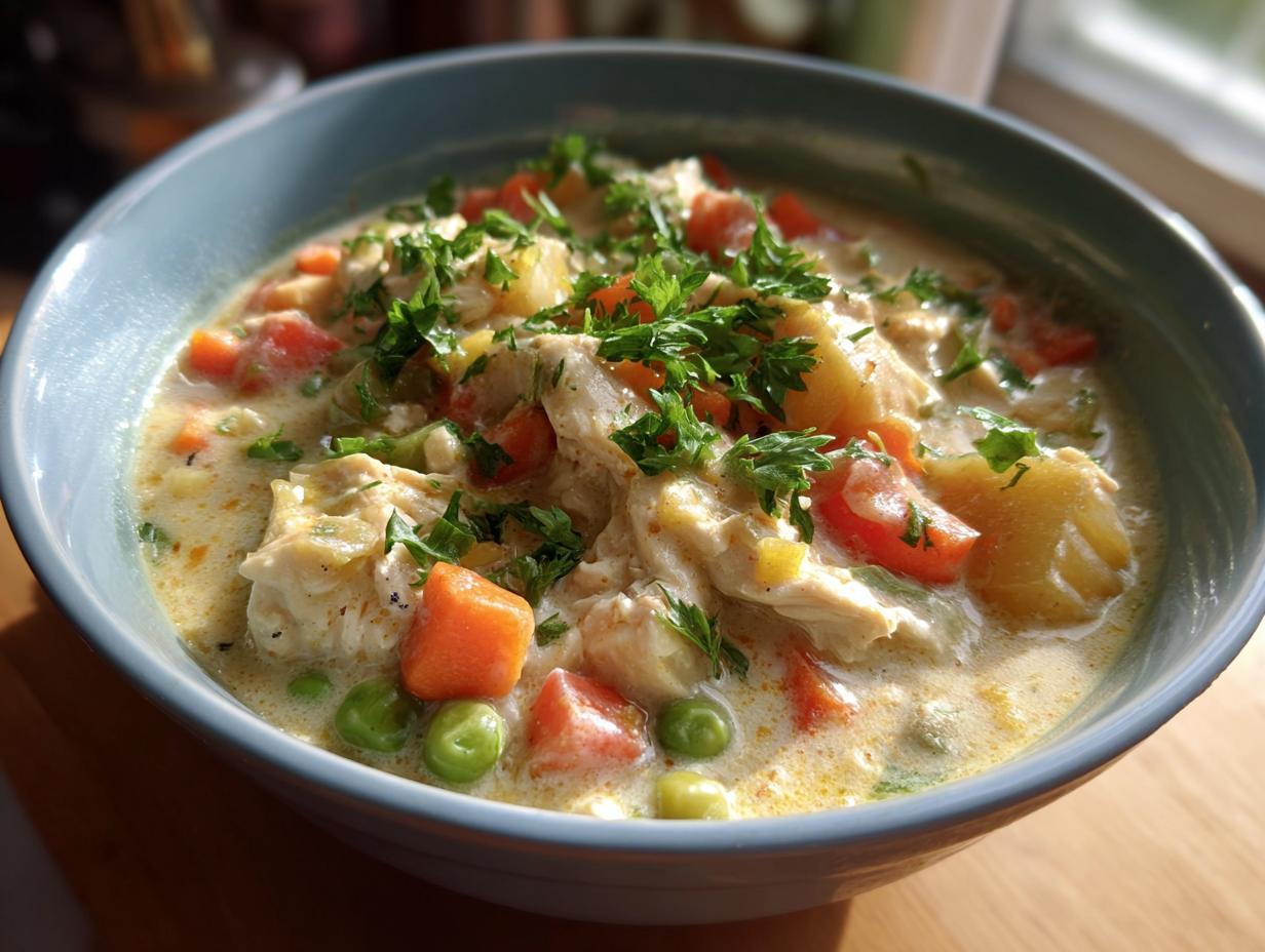 Stove Top, Crockpot or Instant Pot Chicken Pot Pie Soup