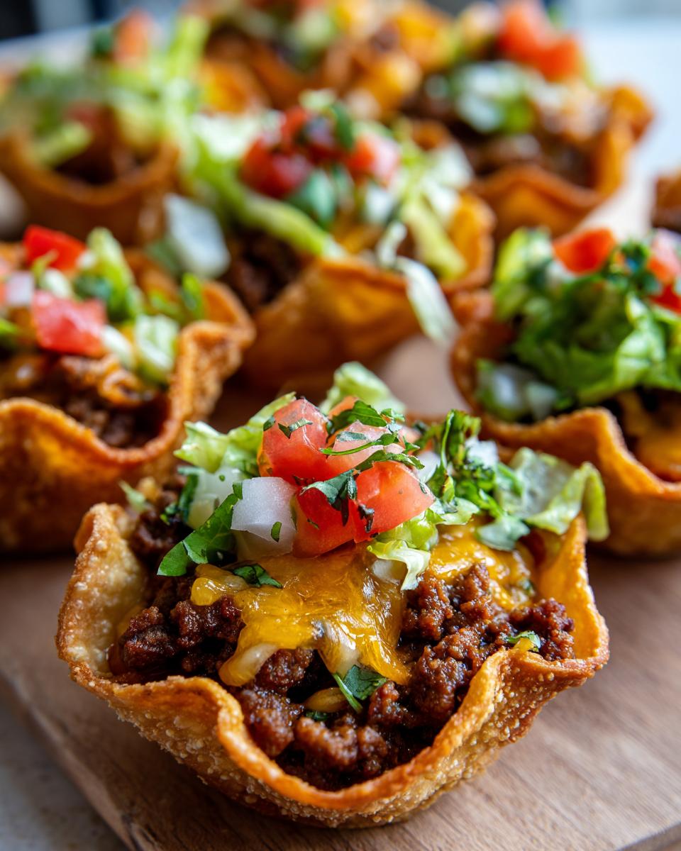 10-Minute Meal: Love These Easy Beef Taco Cups!